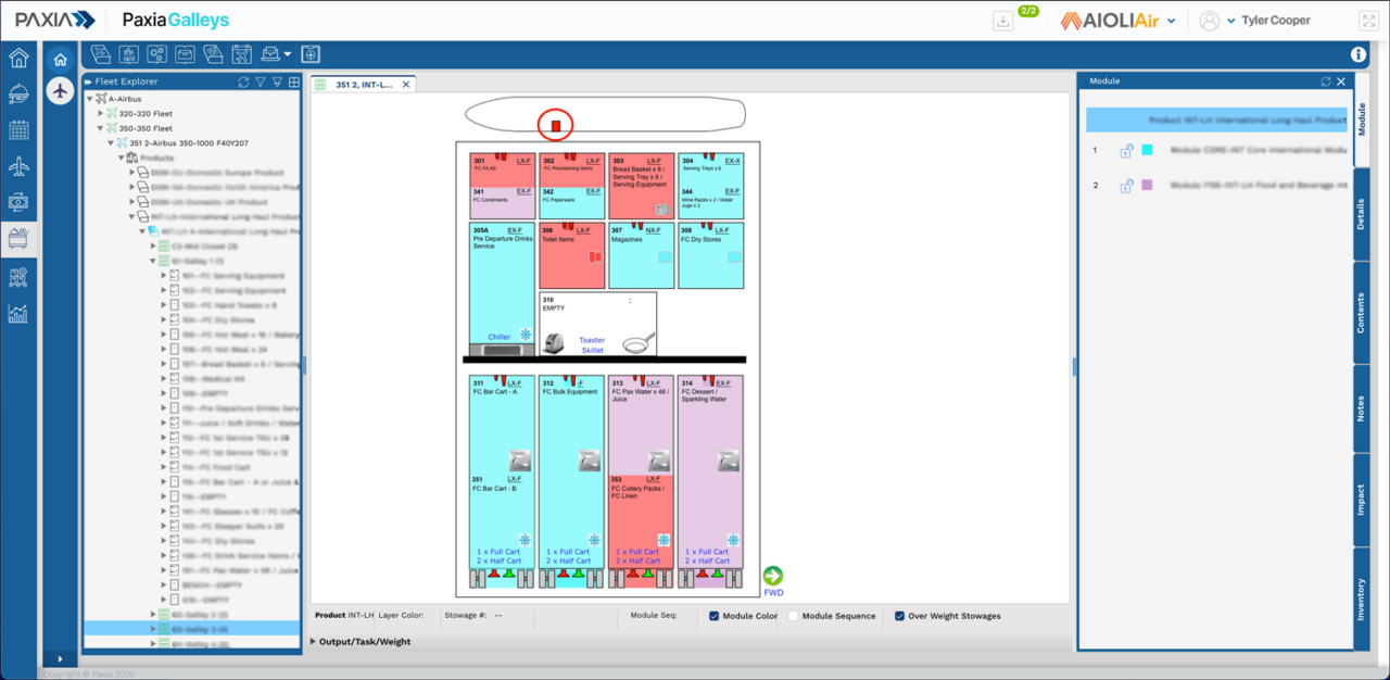 Aircraft Galley Design & Planning | Paxia Solutions